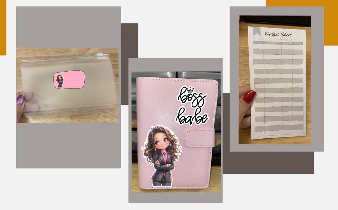 Boss Babe in a Suit Budget Binder, Cash Envelops, Budget Binder, Cash ...