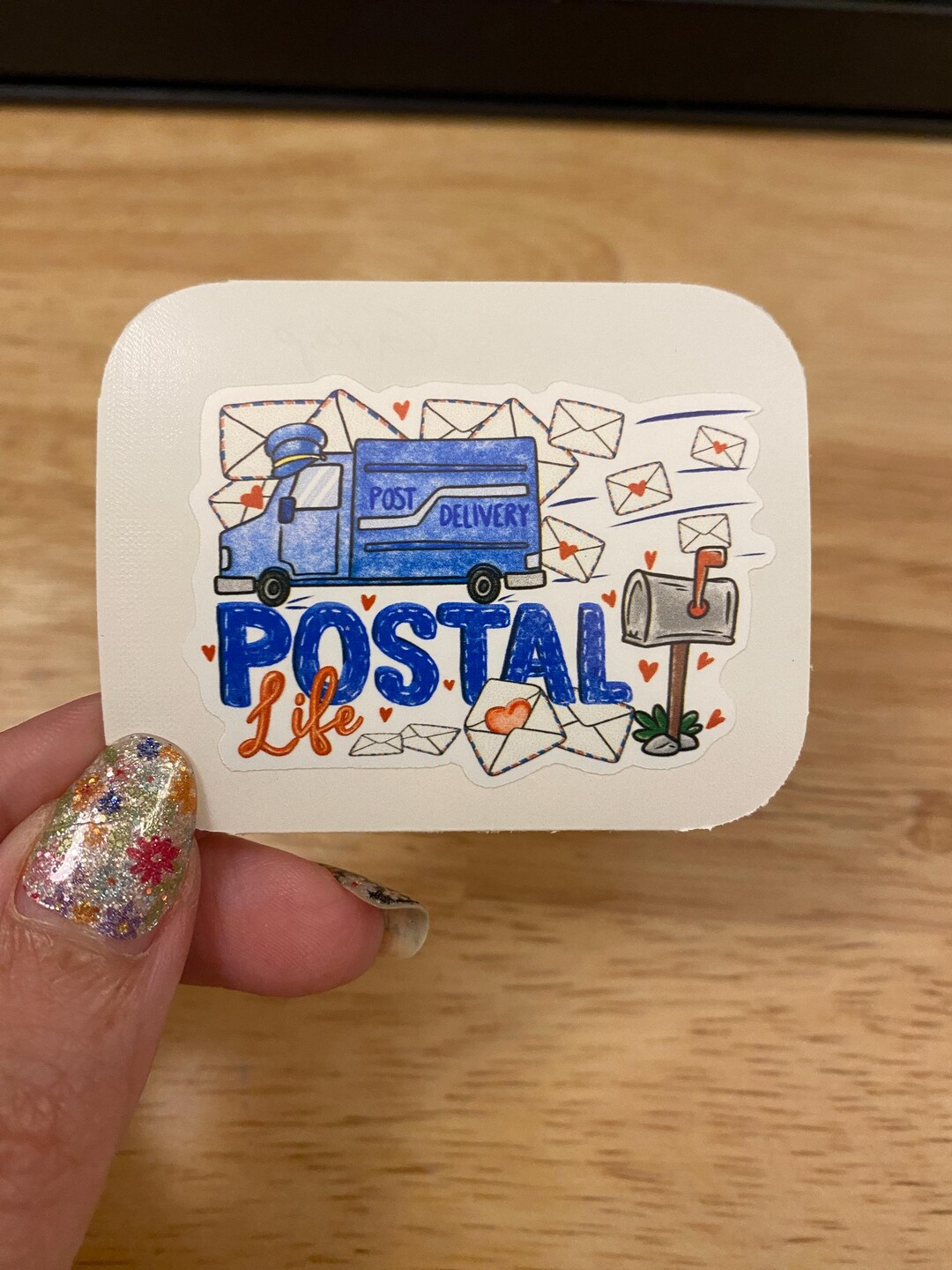 Postal Life Sticker, Mail Sticker, Mail Truck Sticker, Mail With Truck ...