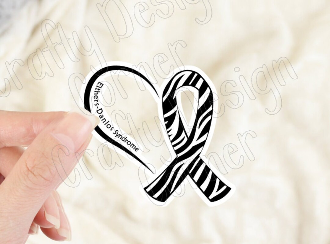 Ehlers Danlos Syndrome Sticker, Center Out Ehlers Danlos Syndrome ...