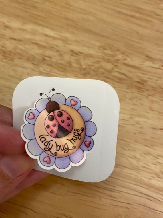 Cute Lady Bug Hugs Sticker Cute Lady Bug Sticker - Etsy