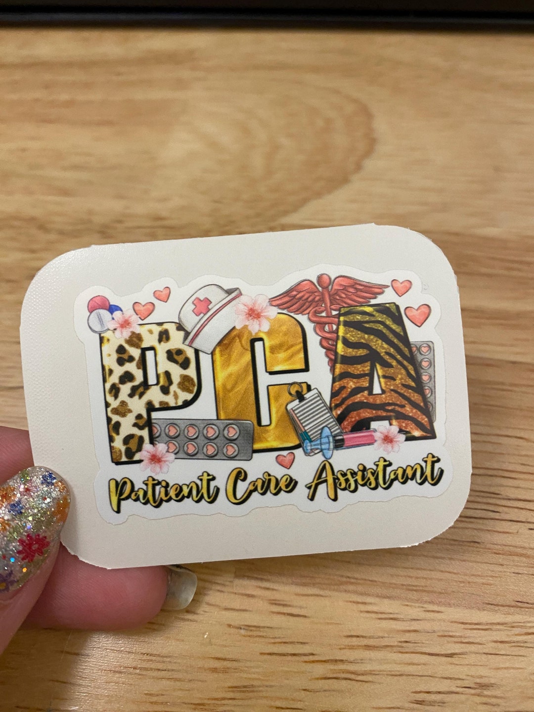 Patient Care Assistant Sticker, PCA Sticker, Medical STICKER, Cute ...