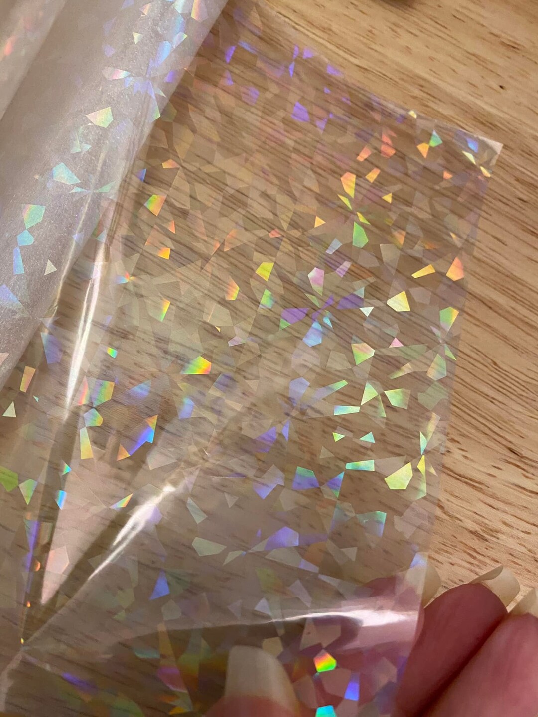 Sticker Sheet Holographic Overlay ADD-ON, Optional Overlay to Add to ...