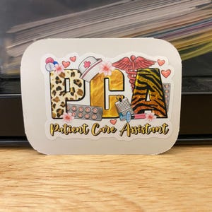 Patient Care Assistant Sticker, PCA Sticker, Medical STICKER, Cute ...