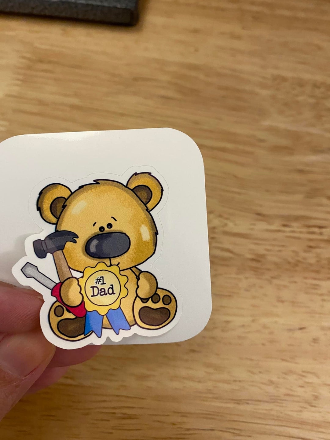 Number 1 Dad Sticker, Dad Sticker, Fathers Day Sticker, Dad Sticker ...