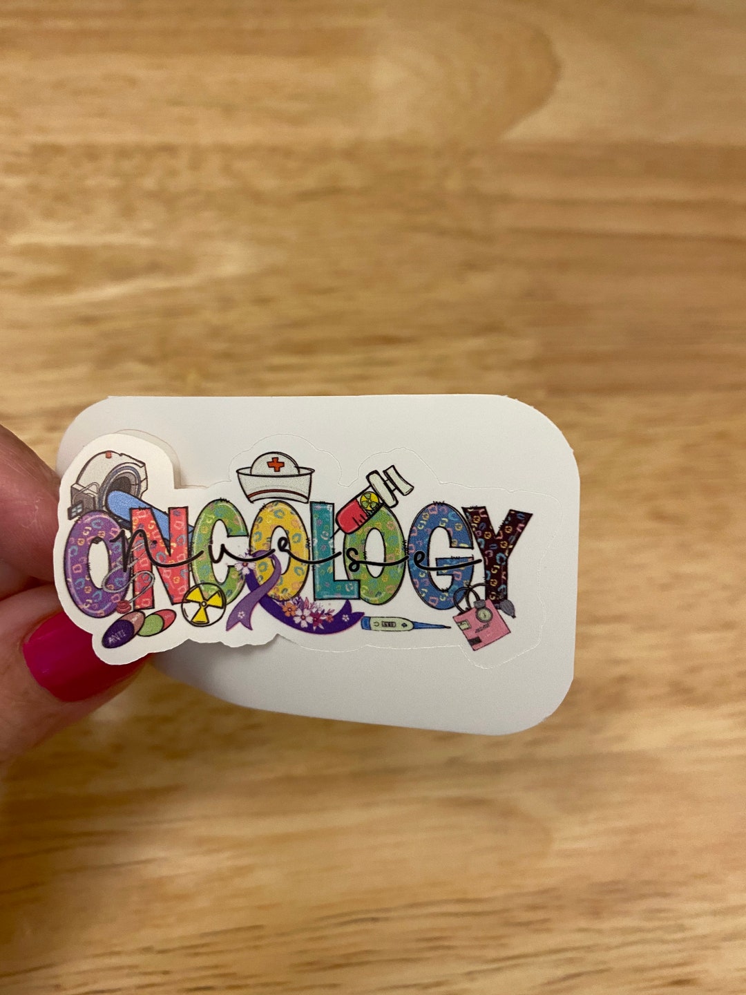 Oncology Nurse Sticker, Nurse Sticker, Medical STICKER, Cute Medical ...
