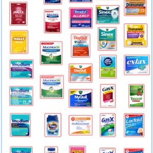 Pain Sticker Sheet, Pill Sticker Sheet, Made for the Pill Box, This is ...