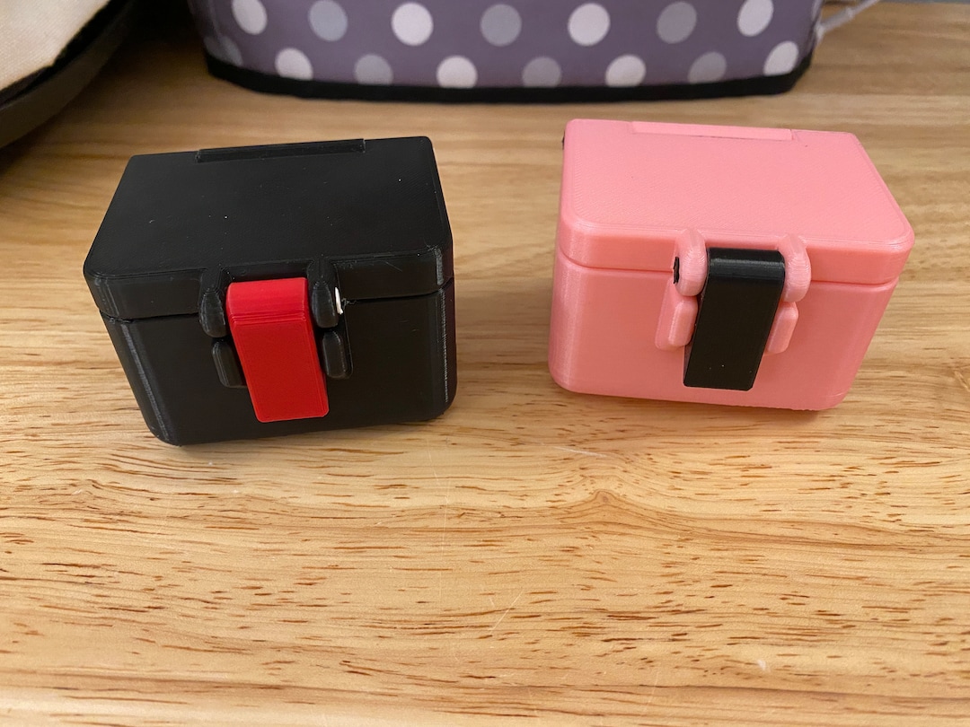 Mini Tricket Box, Mini Box With Latch, 3D Printed Box With Lid - Etsy
