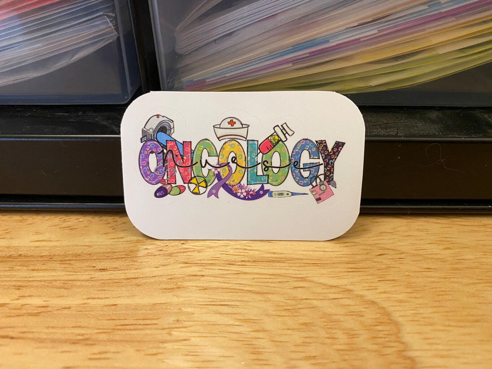 Oncology Nurse Sticker, Nurse Sticker, Medical STICKER, Cute Medical ...