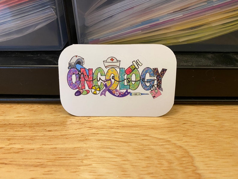 Oncology Nurse Sticker, Nurse Sticker, Medical STICKER, Cute Medical ...