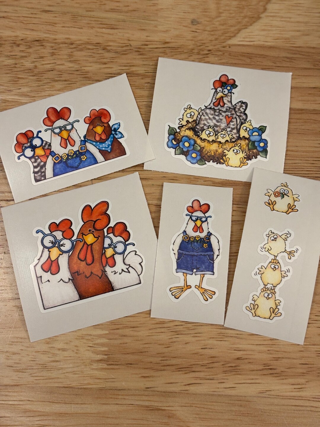 Chicken Sticker Pack, Chicken and Rooster Stickers, Sticker Pack ...