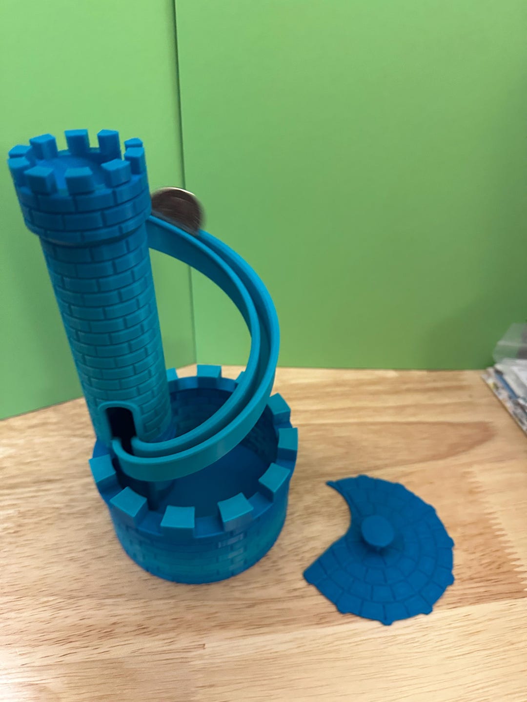 Castle Coin Bank Tower, Coin Tower, Cute Brick Castle Bank With Coin ...