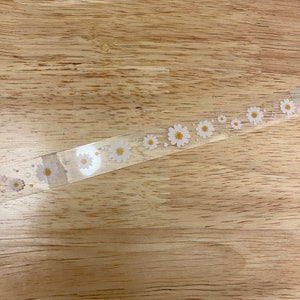 Daisy Washi Clear Tape, Daisy Clear Tape, Clear Decorative Tape, Cute ...