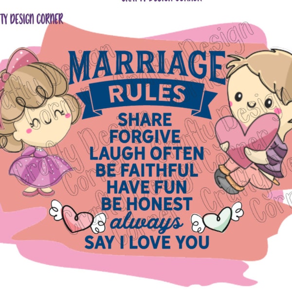 Marriage Rules - Etsy
