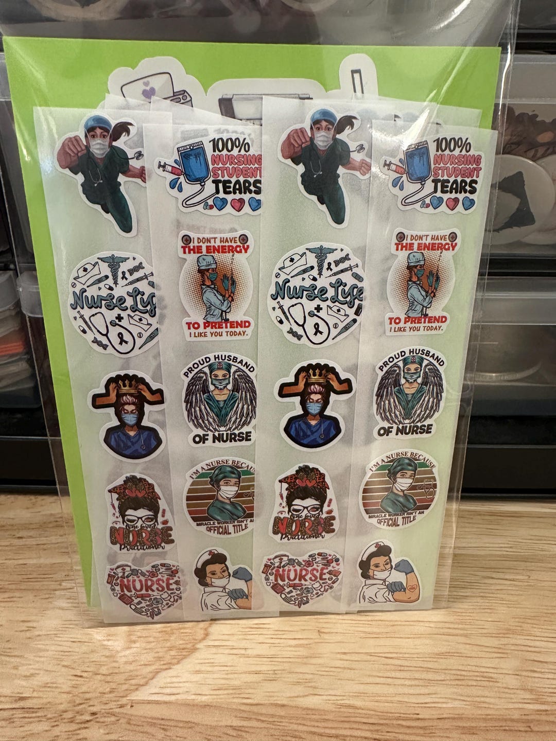40 Piece Medical Sticker Pack, Nurse Stickers Pack, Sticker Pack, Nurse ...