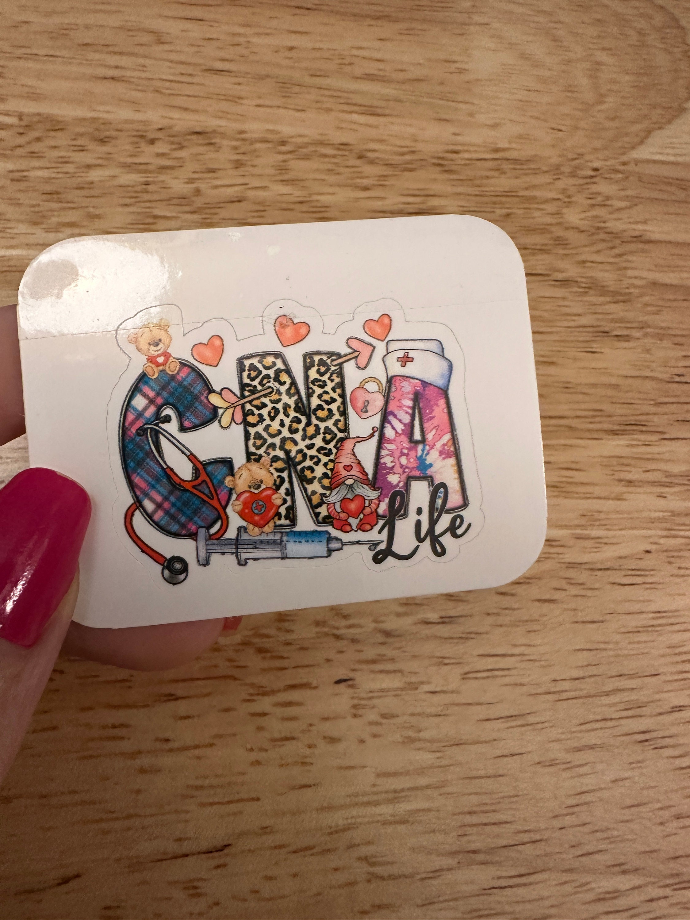 CNA Life Sticker, Certified Nurse Assistant Life Sticker, Medical ...
