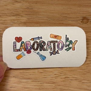 Laboratory Sticker, Lab Sticker, Medical STICKER, Cute Medical Design ...