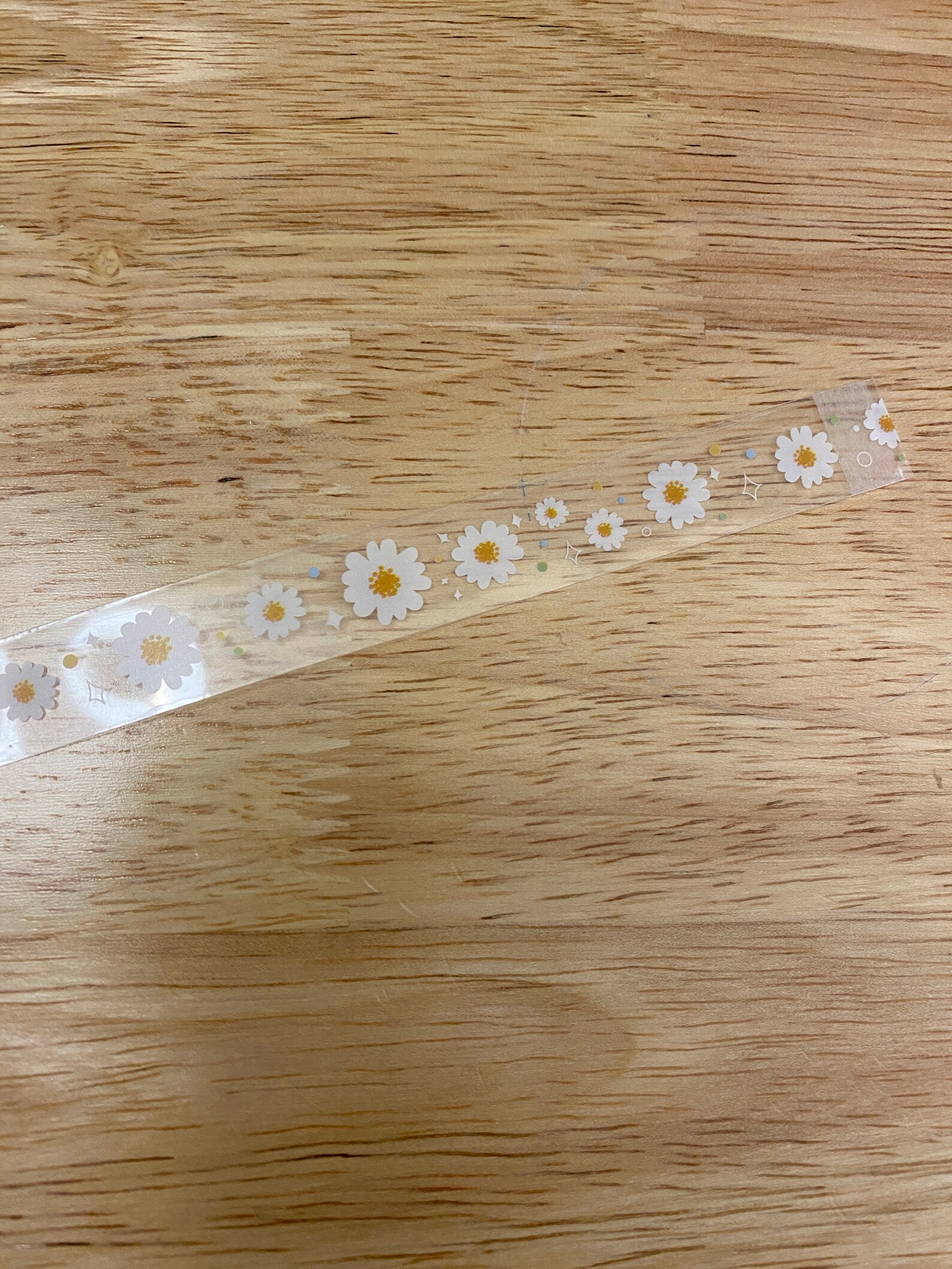 Daisy Washi Clear Tape, Daisy Clear Tape, Clear Decorative Tape, Cute ...