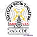 USA HAM Radio Call Sign, Ham Radio STICKER, Custom Call Sign Ham, Low ...
