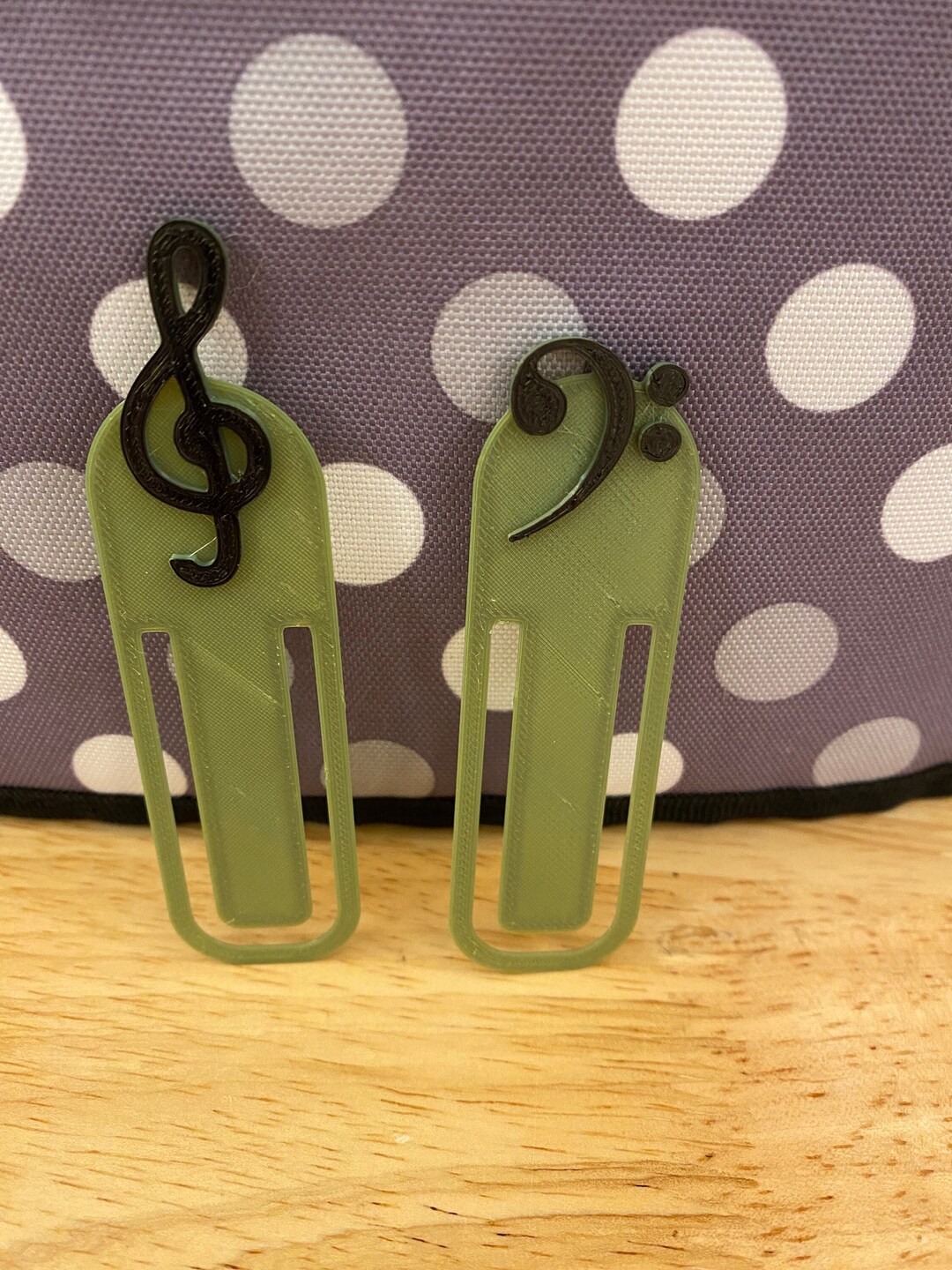 Musical Bundle of Bookmarks and Sticker, Colorful Peeking Musical ...