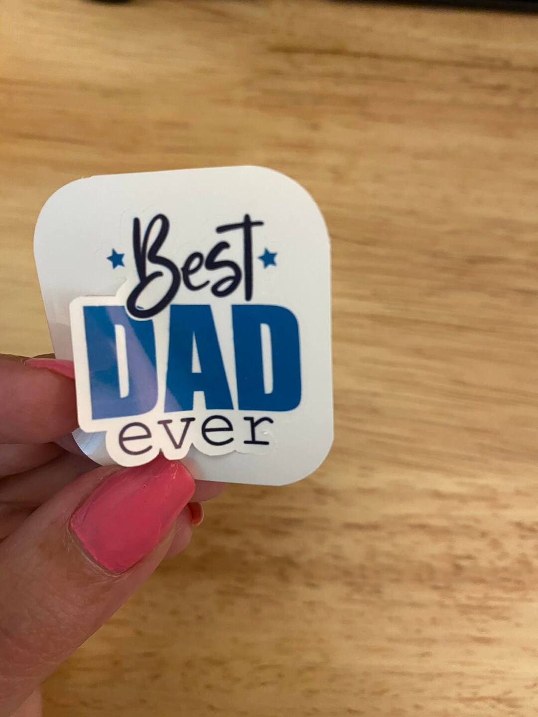 Best Dad Ever Sticker, Dad Sticker, Fathers Day Sticker, Dad Sticker ...