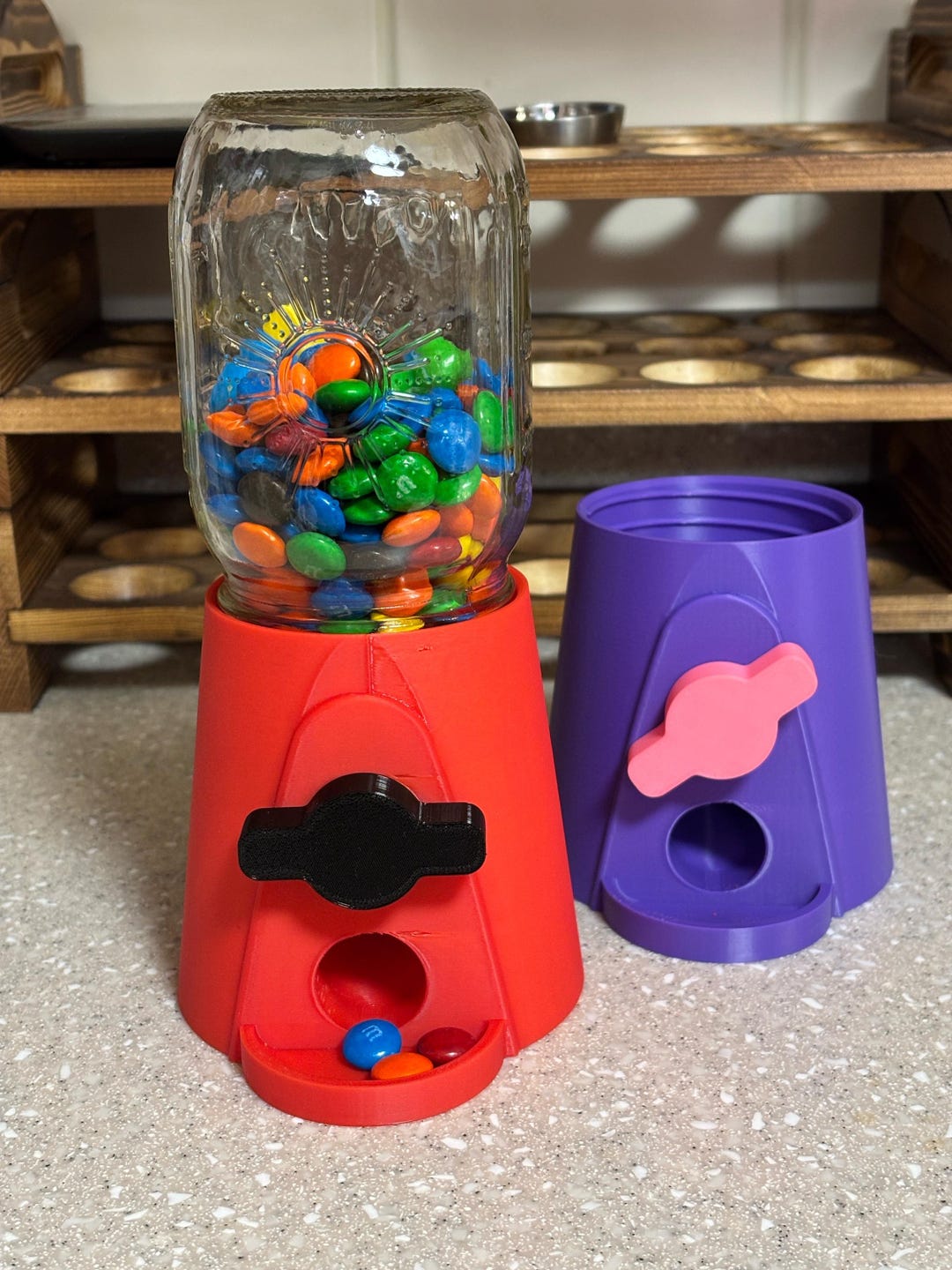 Food Safe Candy Dispenser, Jar Candy Dispenser, Desktop Candy Dispenser ...