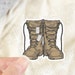 Military Boots STICKER Military Sticker Laptop Sticker Army - Etsy