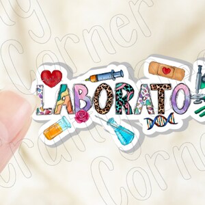 Laboratory Sticker, Lab Sticker, Medical STICKER, Cute Medical Design ...