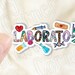 Laboratory Sticker, Lab Sticker, Medical STICKER, Cute Medical Design ...