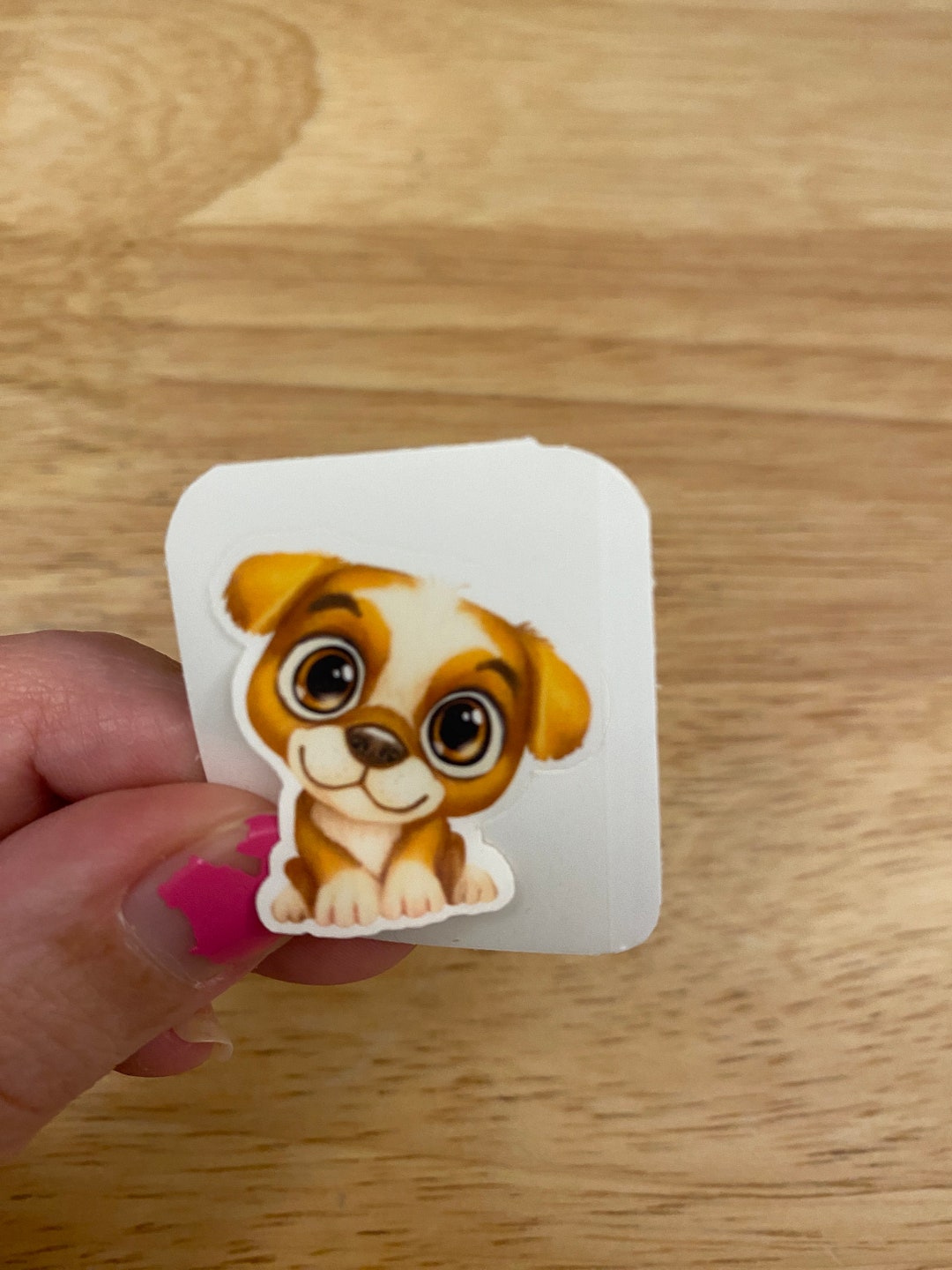 Cute Puppy Dog Sticker, Baby Dog Sticker, Puppy Dog Eyes Sticker ...