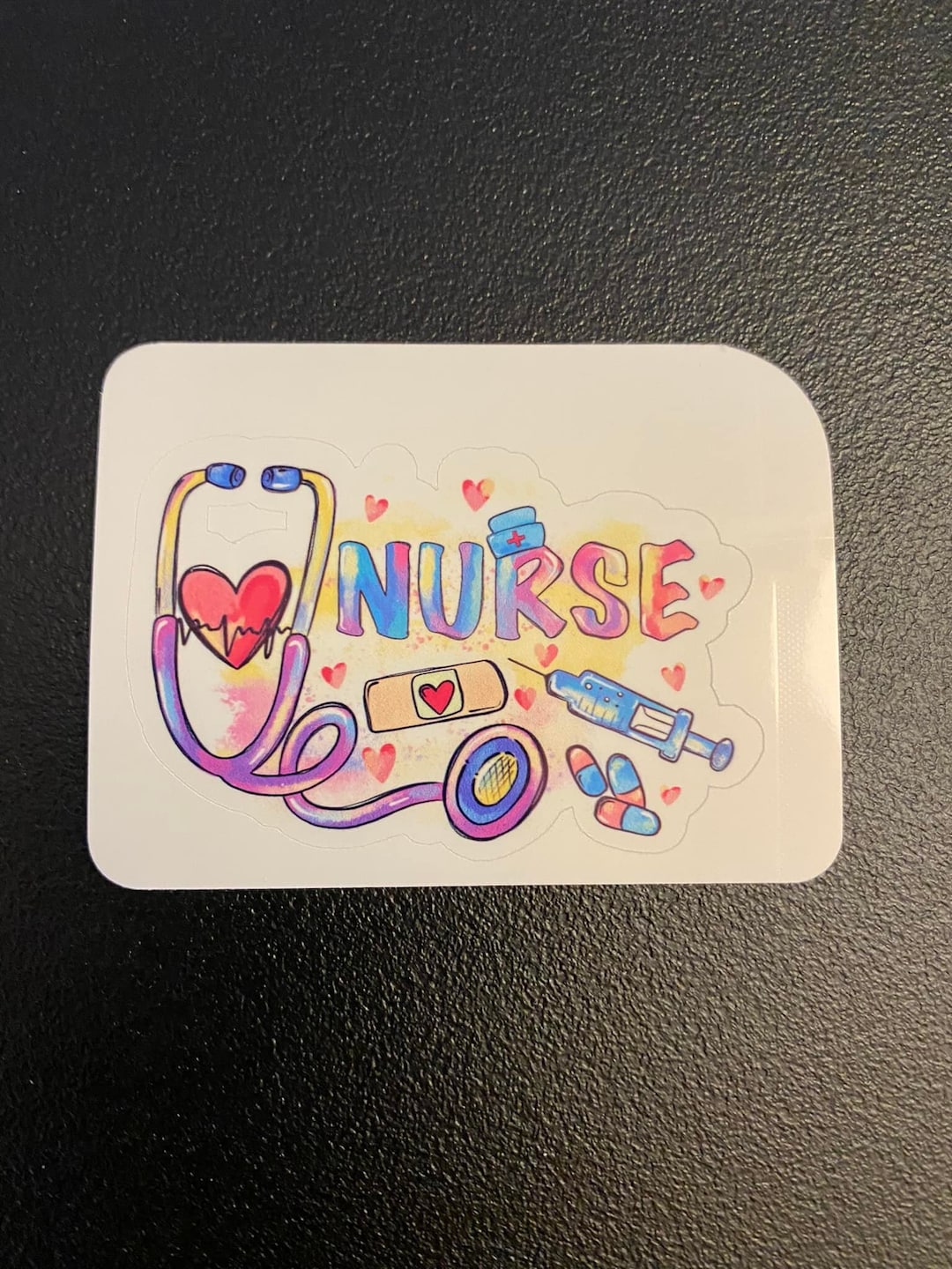 Nurse STICKER, Cute Nurse Design Sticker, Nurse Laptop Sticker, Nurse ...