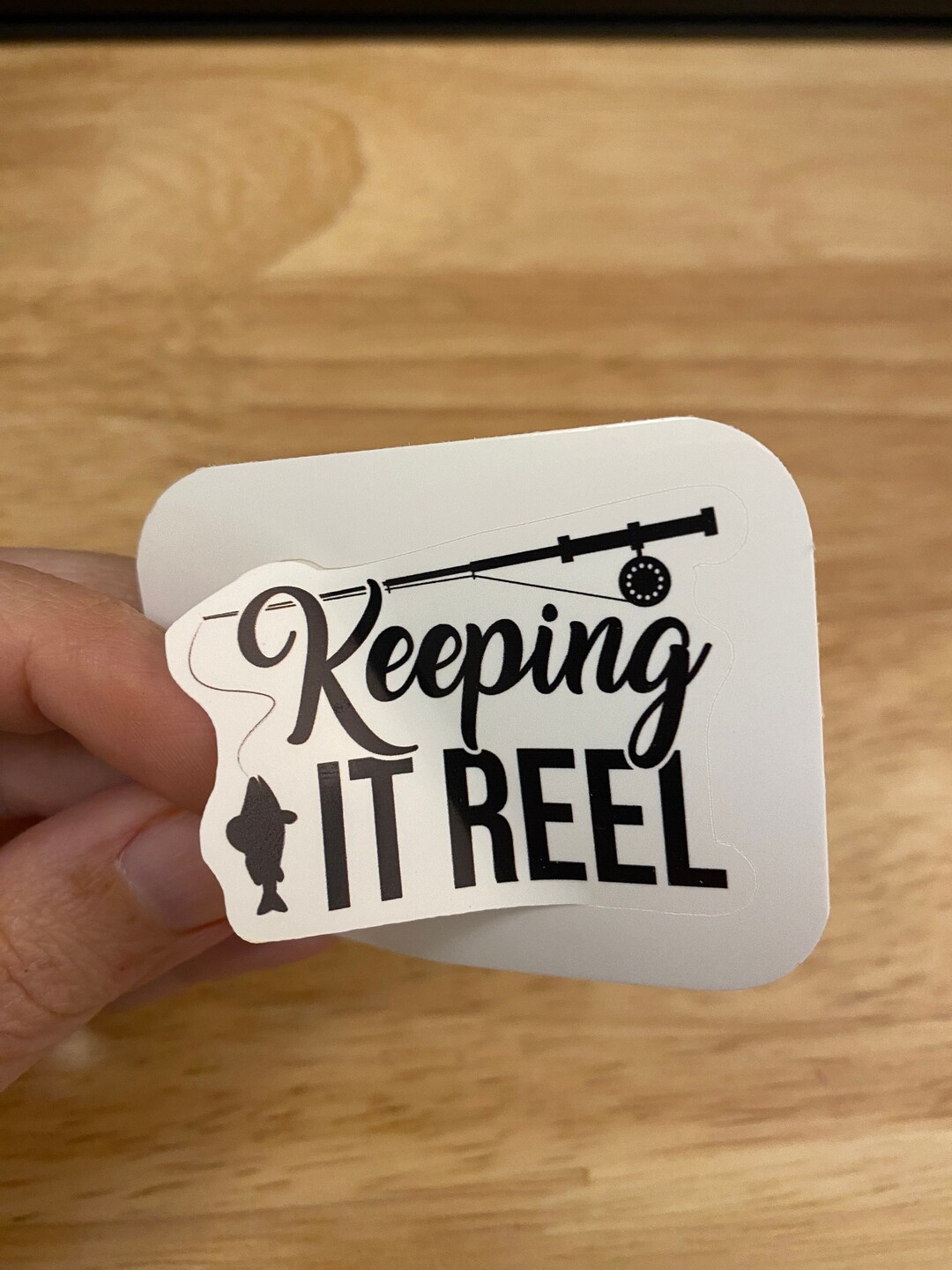 Keeping It Reel Sticker, Fishing Sticker - Etsy