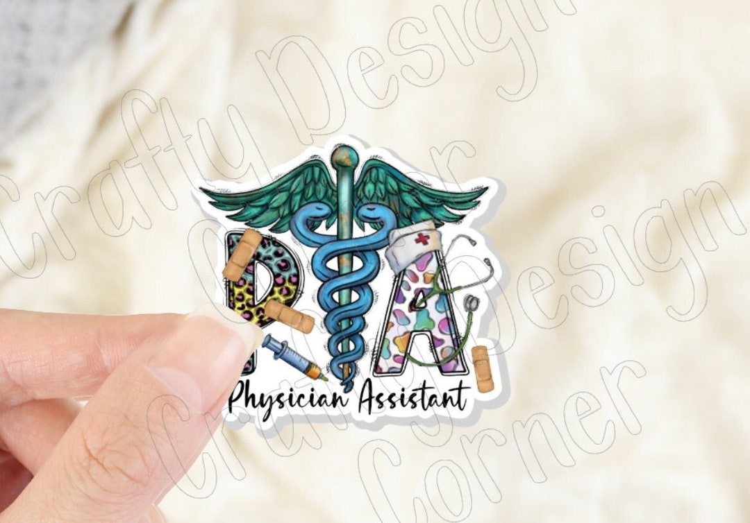 PA Sticker, Physician Assistant Sticker, Medical STICKER, Cute Medical ...