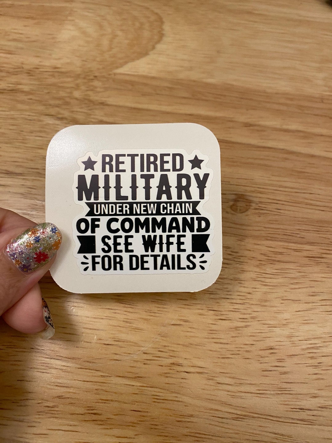 Retirement Military Under New Chain of Command See Wife for Details ...