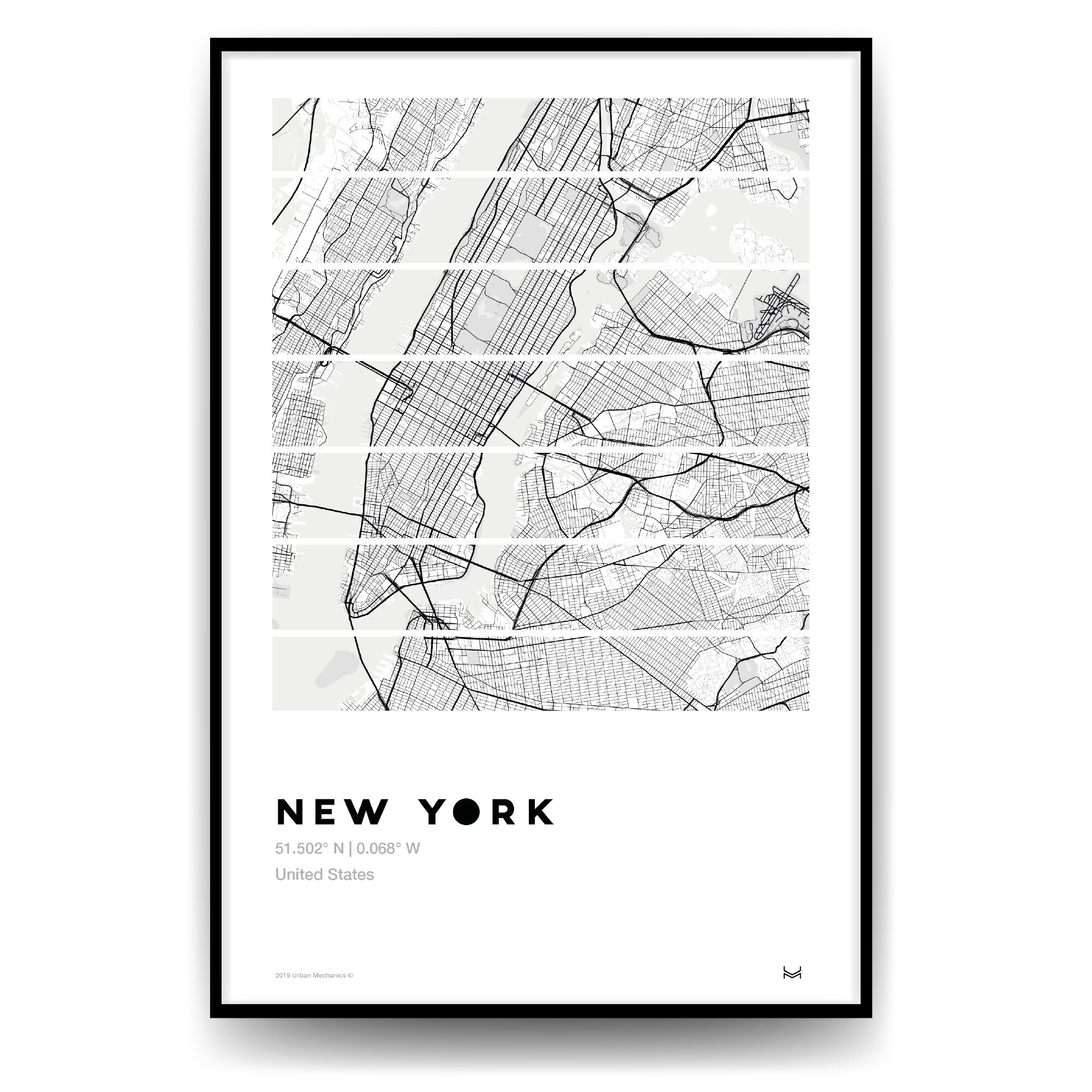 Custom City Map Personalized Map Custom Street Map Travel Map Poster ...