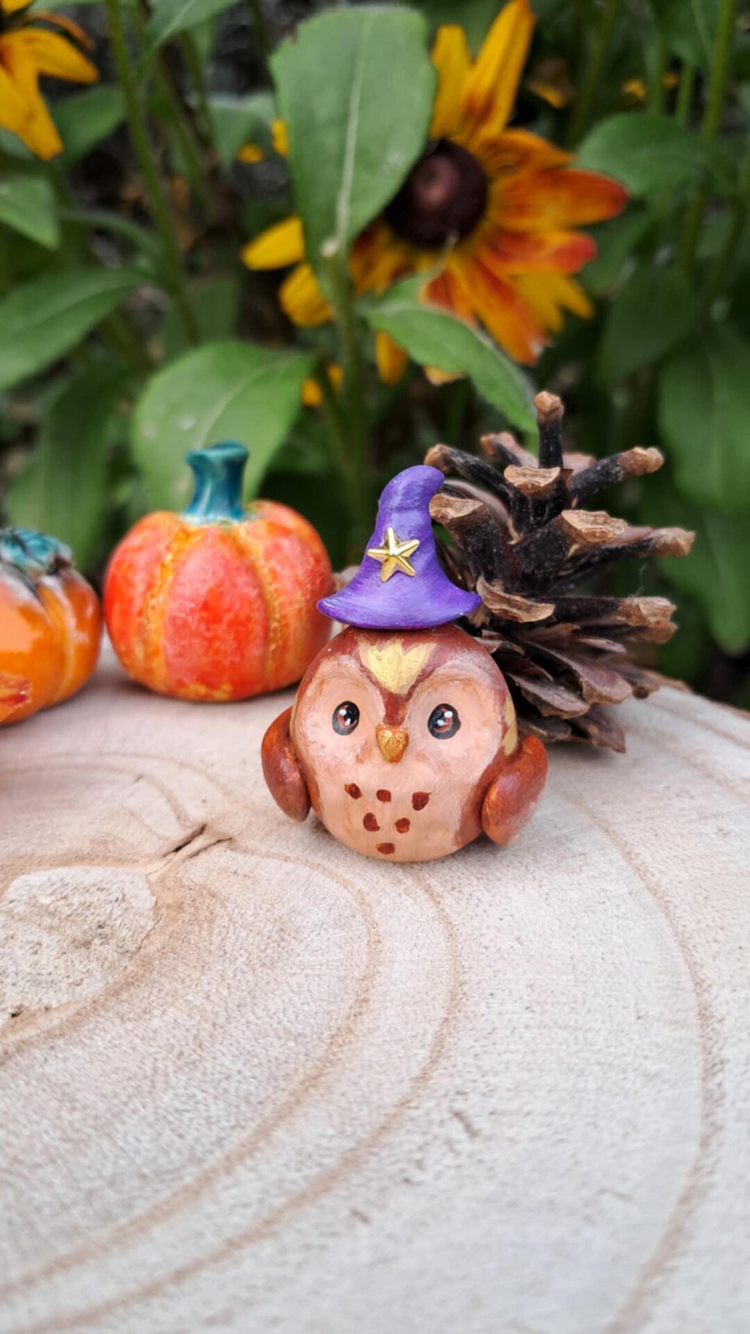 Mini Magician Owl - Mini Statuette - Etsy