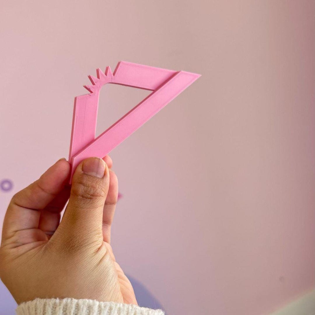 Ruler for Cutting Rounded Corners in Fabric, Rulers for Notebooks ...
