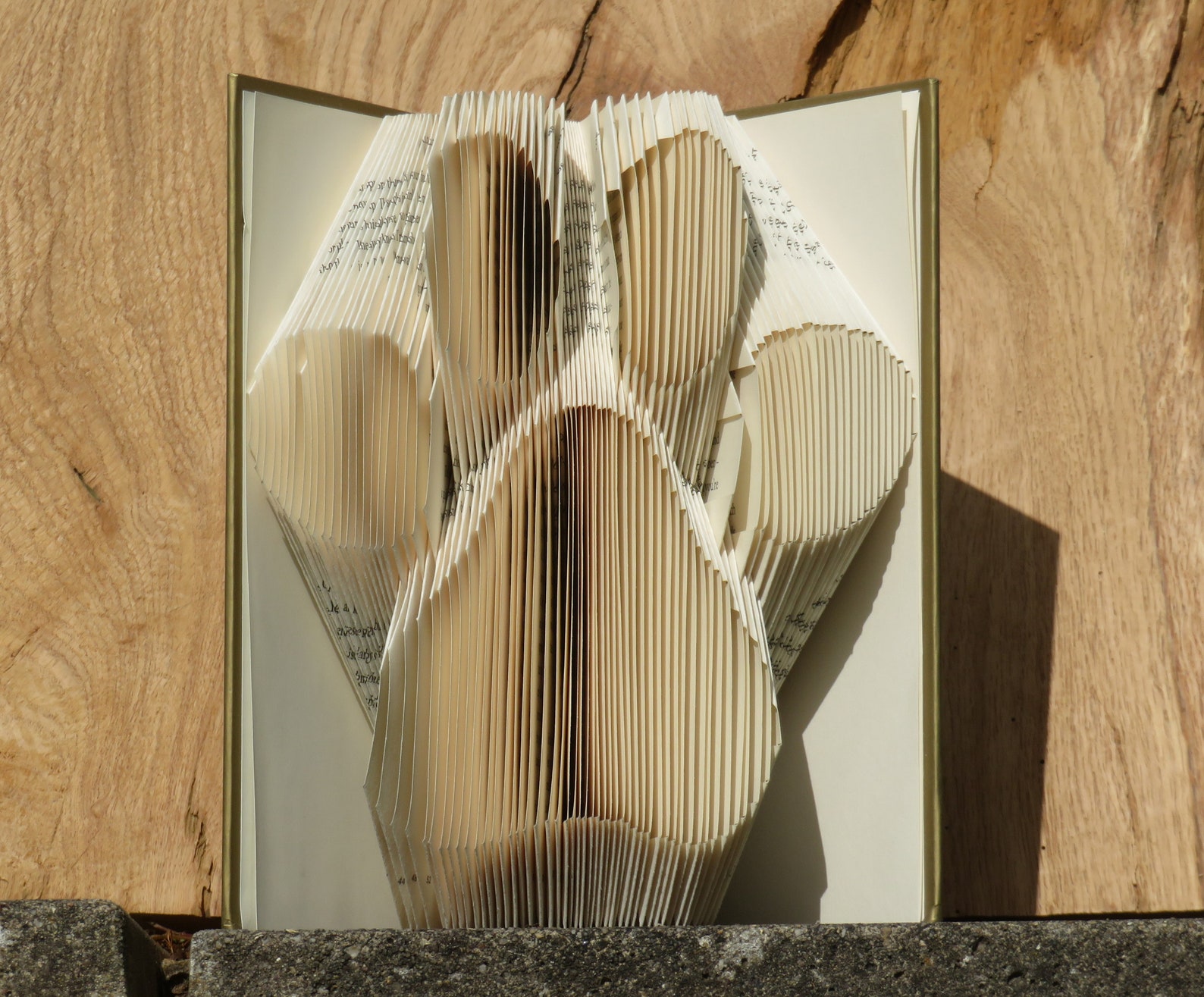Paw Print **PATTERN** - Folded Book Art - Gift - DIY - Art Project - Etsy