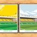 Norwich, Carrow Road, Stadium Print, Poster, Soccer, Gift, Present, Art ...