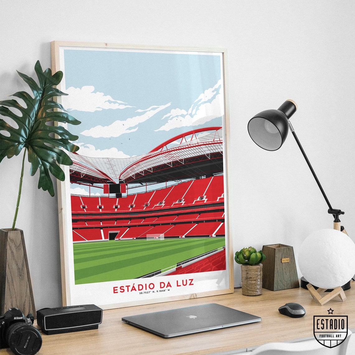 Benfica, Stadium, Estadio Da Luz, Print, Football, Poster, Soccer ...