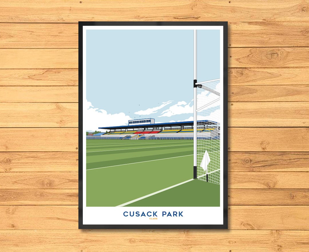 Clare, Cusack Park, Stadium, Hurling, Poster, Print, Football, the ...