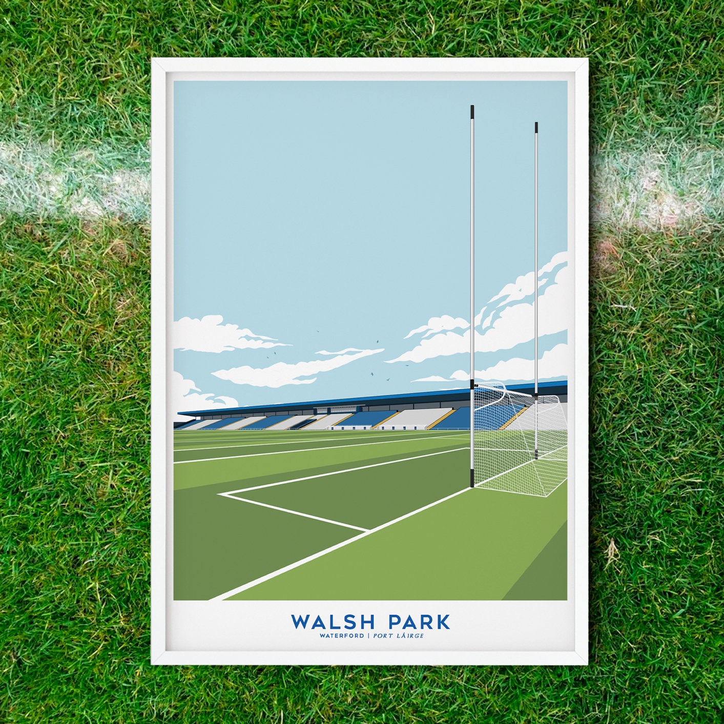 Waterford, Walsh Park, Stadium Poster, Print, Hurling, Football ...