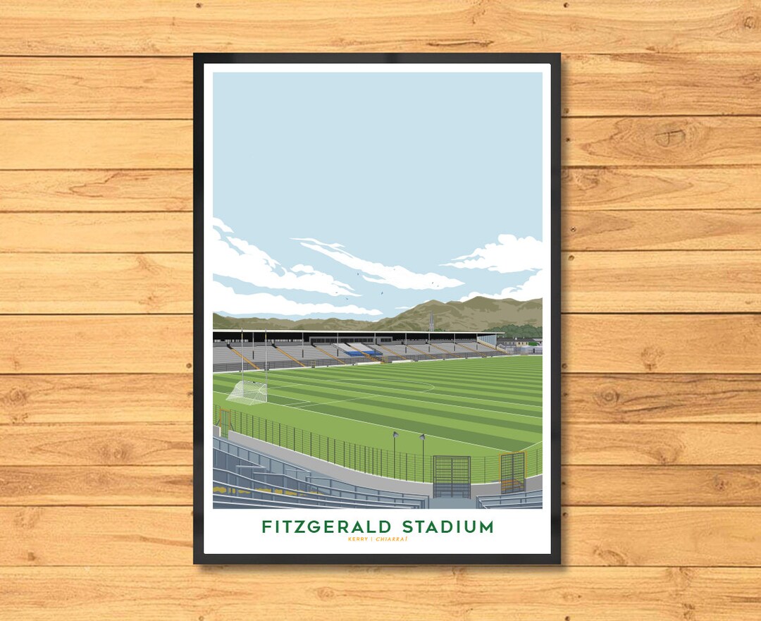 Kerry, Fitzgerald Stadium, Poster, GAA Print, Hurling, Football Gaelic ...