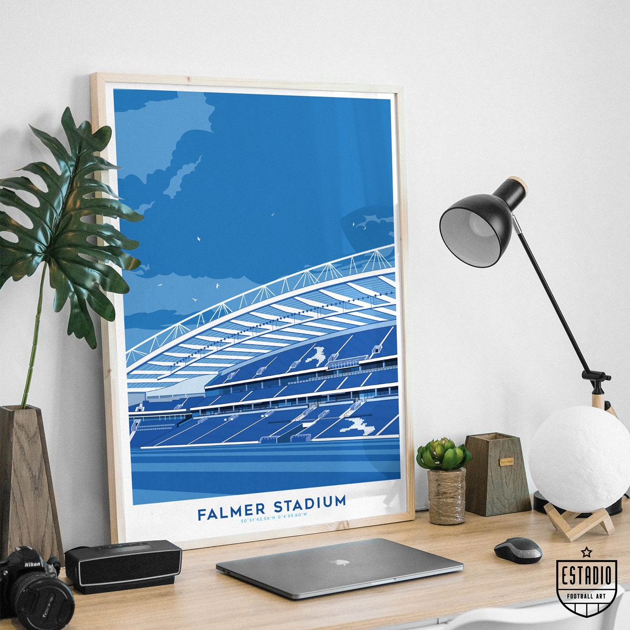 Brighton, Stadium, Falmer Stadium, Brighton Hove, Print, Poster, Soccer ...