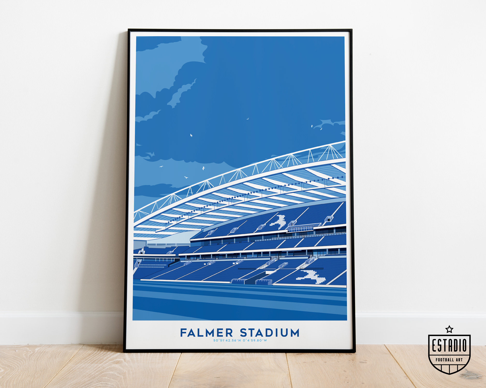 Brighton, Stadium, Falmer Stadium, Brighton Hove, Print, Poster, Soccer ...
