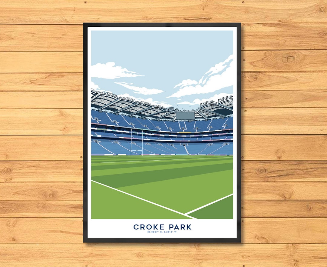 Croke Park, Stadium, Poster, Print, Hurling, Football, Ireland, Dublin ...