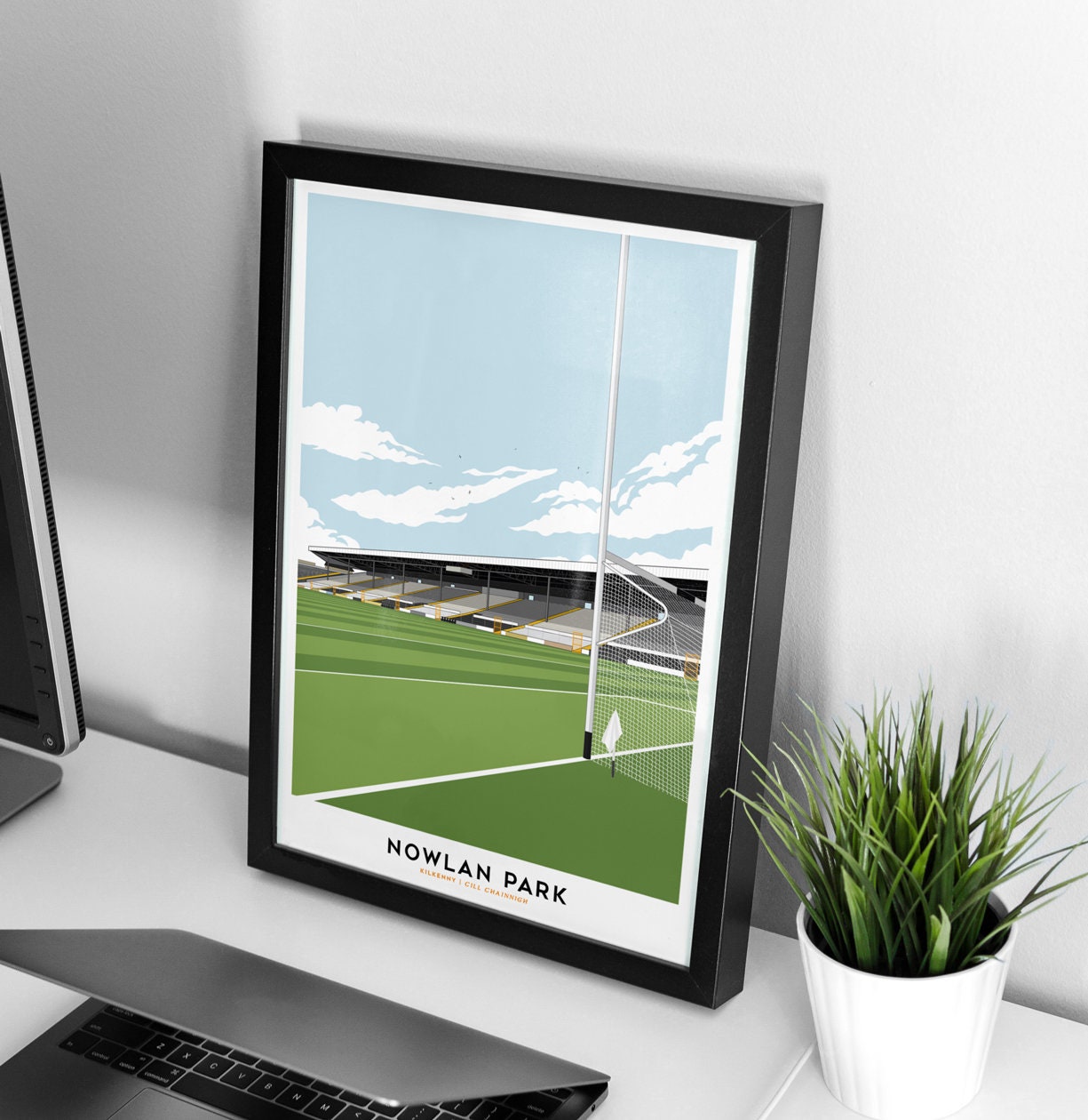 Kilkenny, Nowlan Park, Stadium, Poster, Print, Hurling, Football ...