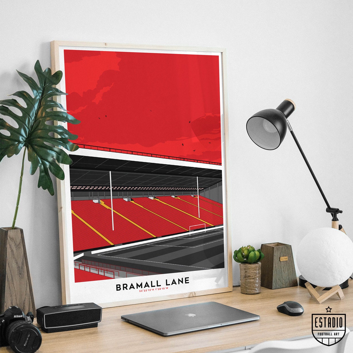 Bramall Lane Illustration Sheffield Print Posters - Etsy