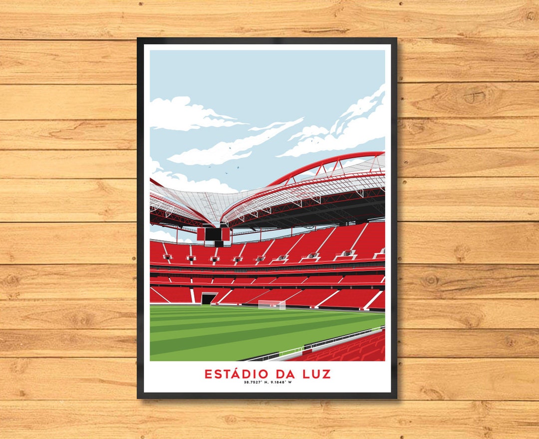 Benfica, Stadium, Estadio Da Luz, Print, Football, Poster, Soccer ...