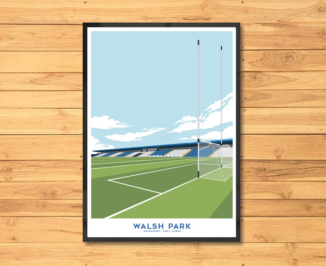 Waterford, Walsh Park, Stadium Poster, Print, Hurling, Football ...