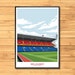 San Siro Stadium, Print, Inter, Poster, Milano, Art, Home Decor, Soccer ...